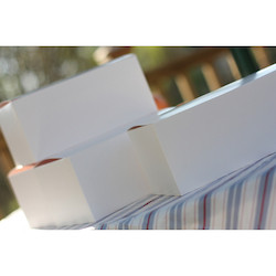 9x5x4 White SBS Paperboard Carryout Box (250)