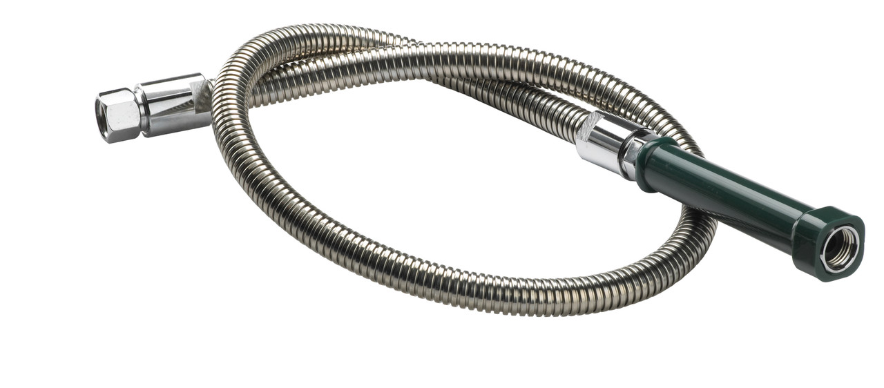 Pre-Rinse Hose, 44", with grip, flexible stainless steel,