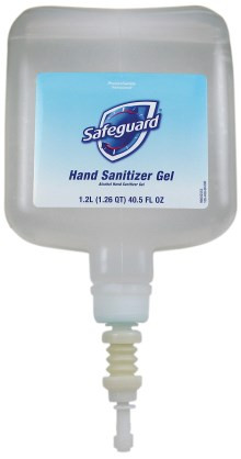 Safeguard Anti-Bacterial Hand Sanitizer RTU Gel Closed Loop (4/1200ml ...