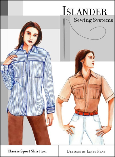 Women's Classic Sport Shirt - Islander Sewing Systems - The Sewing Place