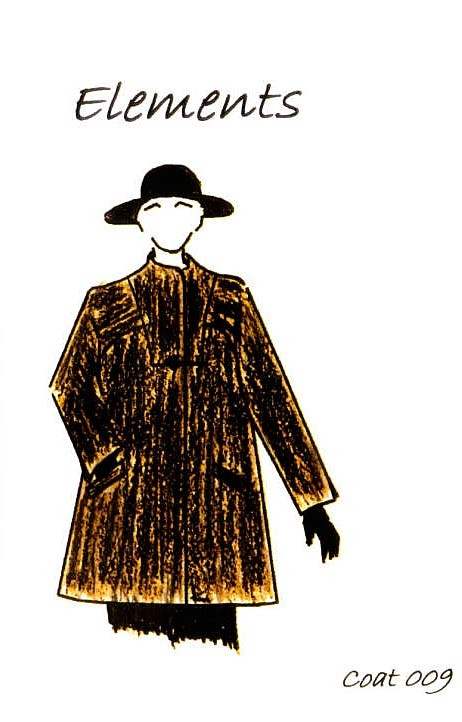 Coat 009 Pattern - Elements - The Sewing Place