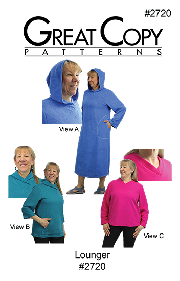 Funnel Collar Serger Coat - Great Copy Patterns - The Sewing Place