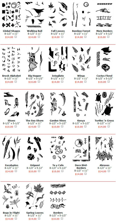 Stencils - Diane Ericson