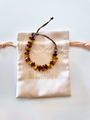 Amber Teething Baby Anklet