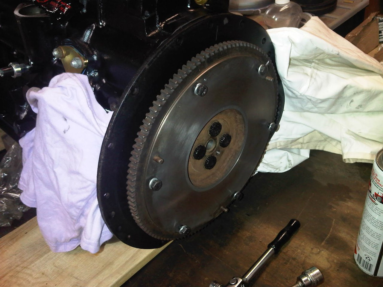 Flywheel Alloy TR250, TR6 to 1969