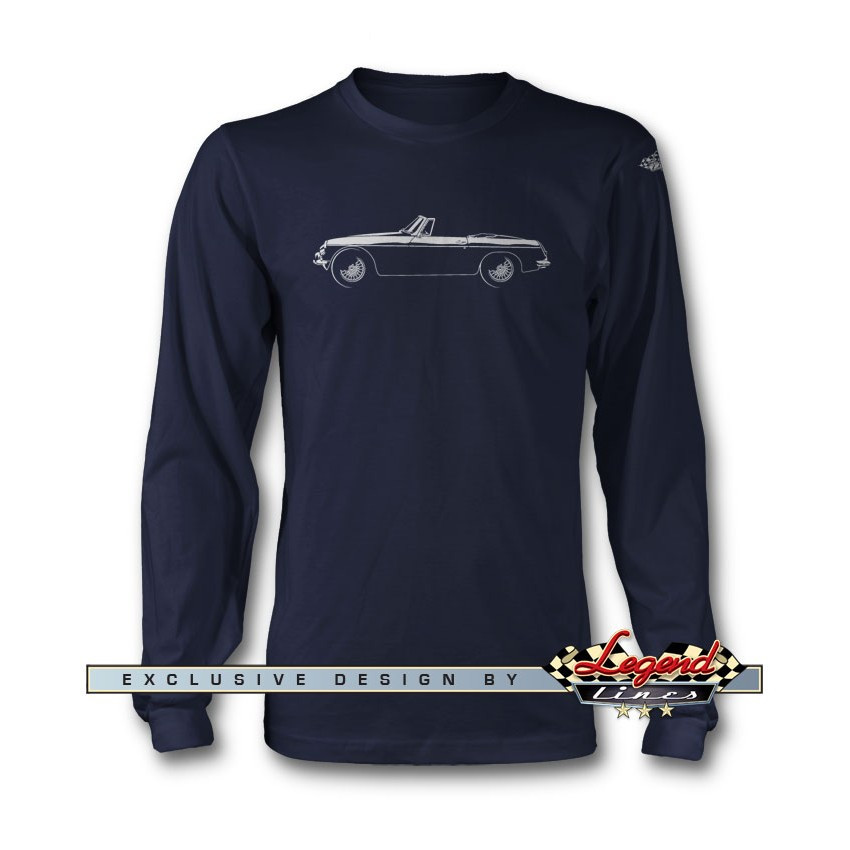MG MGB Convertible Long Sleeves T-Shirt