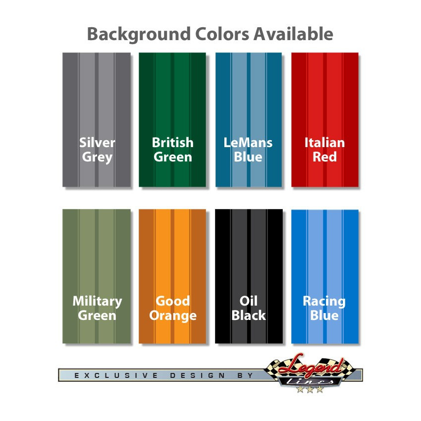 Triumph TR6 Convertible Smartphone Case - Racing Stripes