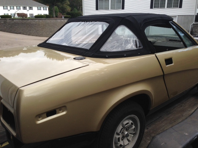 Convertible Top Stayfast TR7, TR8 - Black double duck material (WKC3668)
