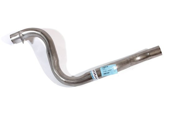 TR7 Sport Exhaust Pipe - Rear Axle Section - Stainless - TWS Motors