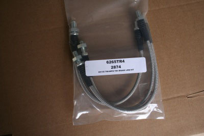 Brake Hose Front TR4A-TR6 OE