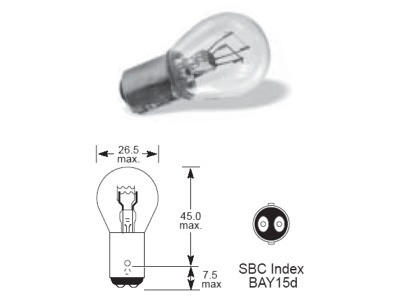 Bulb LLB380 Dual Filament