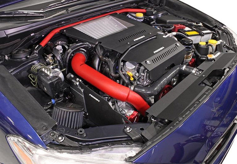 PERRIN 15-21 Subaru WRX Charge Pipe - Red - PSP-ITR-200RD - TWS Motors