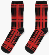 Triumph TR7 Red Tartan Socks (WSTR7RS)