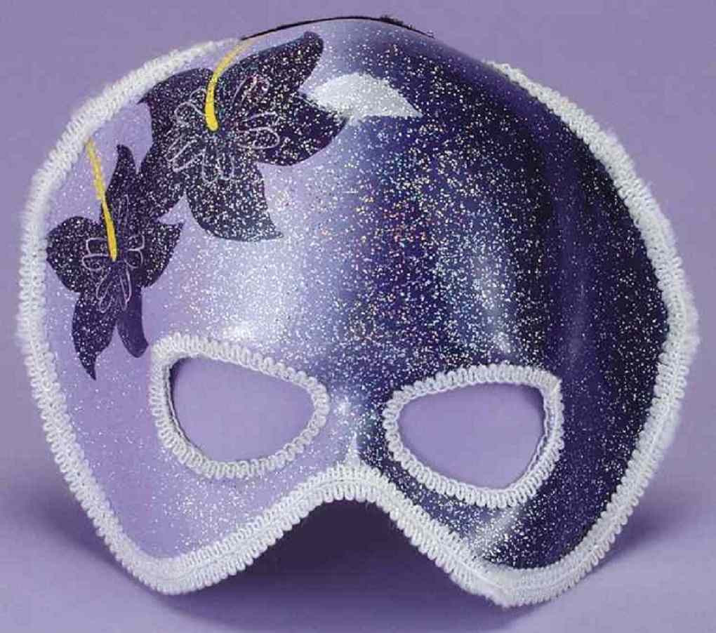 Purple Flower Venetian Mask - Parties Plus
