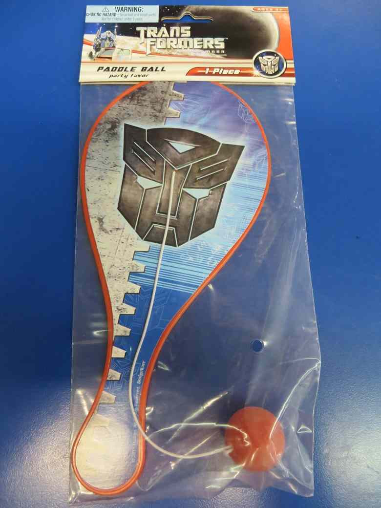 Transformers Dark of the Moon Paddle Ball Favors - Parties Plus