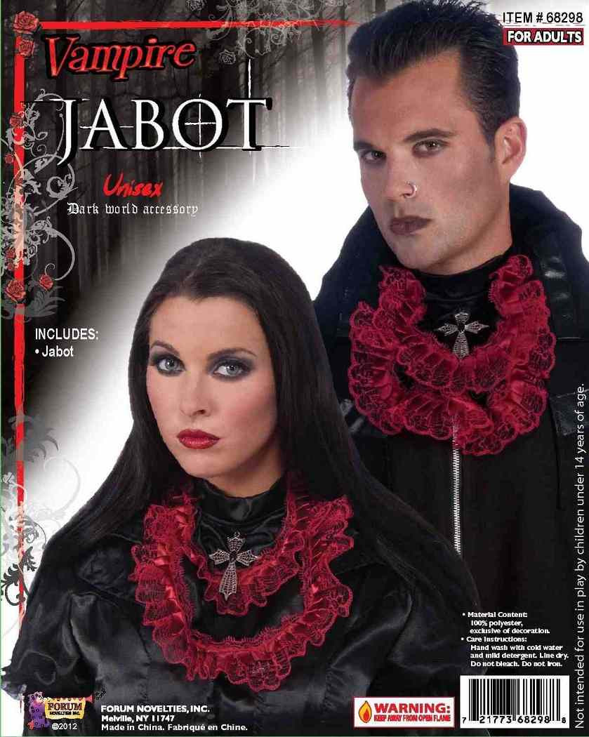 Vampire Jabot w/Cross Adult Costume Accessory - Parties Plus