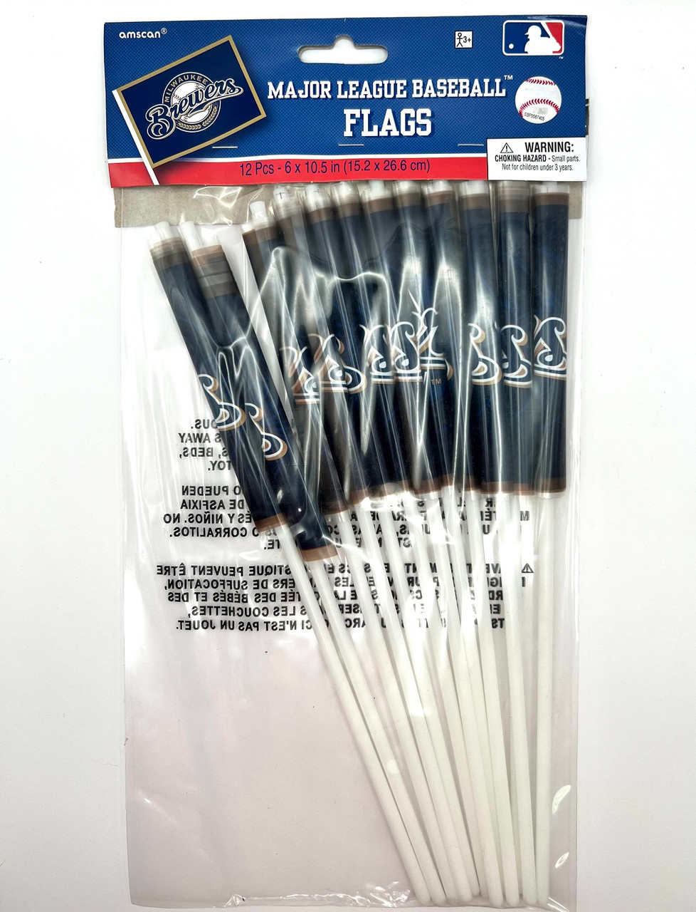 Milwaukee Brewers MLB Baseball Sports Banquet Party Favor Stick Plastic ...