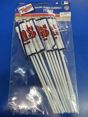 Minnesota Twins MLB Baseball Sports Party Favor Plastic Flags - Parties ...