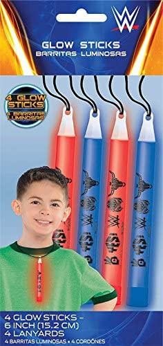 WWE World Wrestling Entertainment Kids Birthday Party Favor Glow Sticks ...