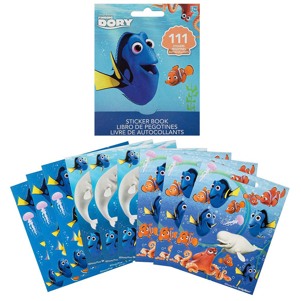 Finding Dory Nemo Disney Pixar Movie Kids Birthday Party Favor Sticker ...