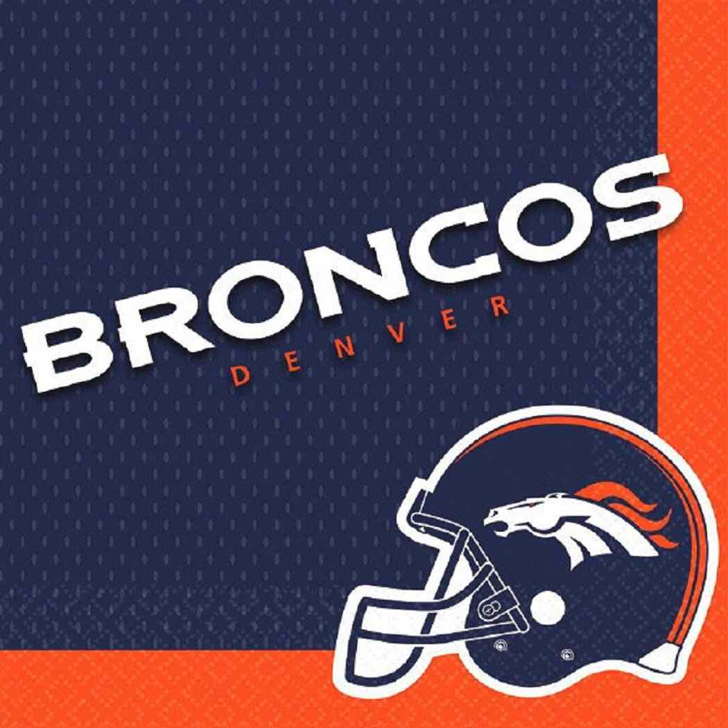 Denver Broncos NFL Football Sports Party Luncheon Napkins - Parties Plus