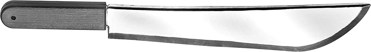 Chrome Machete Toy Prop Weapon Fancy Dress Up Halloween Costume ...