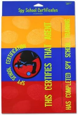 Top Secret Agent Detective Spy Birthday Party Favor Award School ...