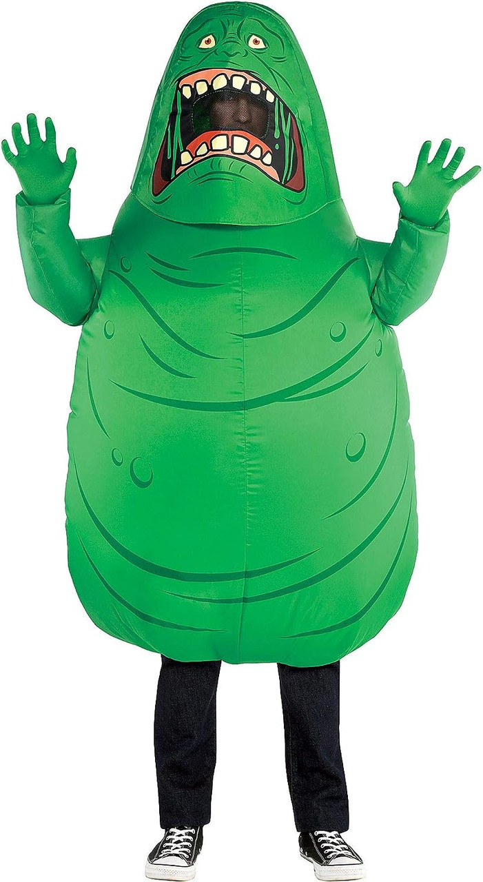 Slimer Inflatable Ghostbusters Adult Costume - Parties Plus