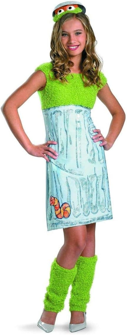 Oscar the Grouch Girl Sesame Street Child Costume - Parties Plus
