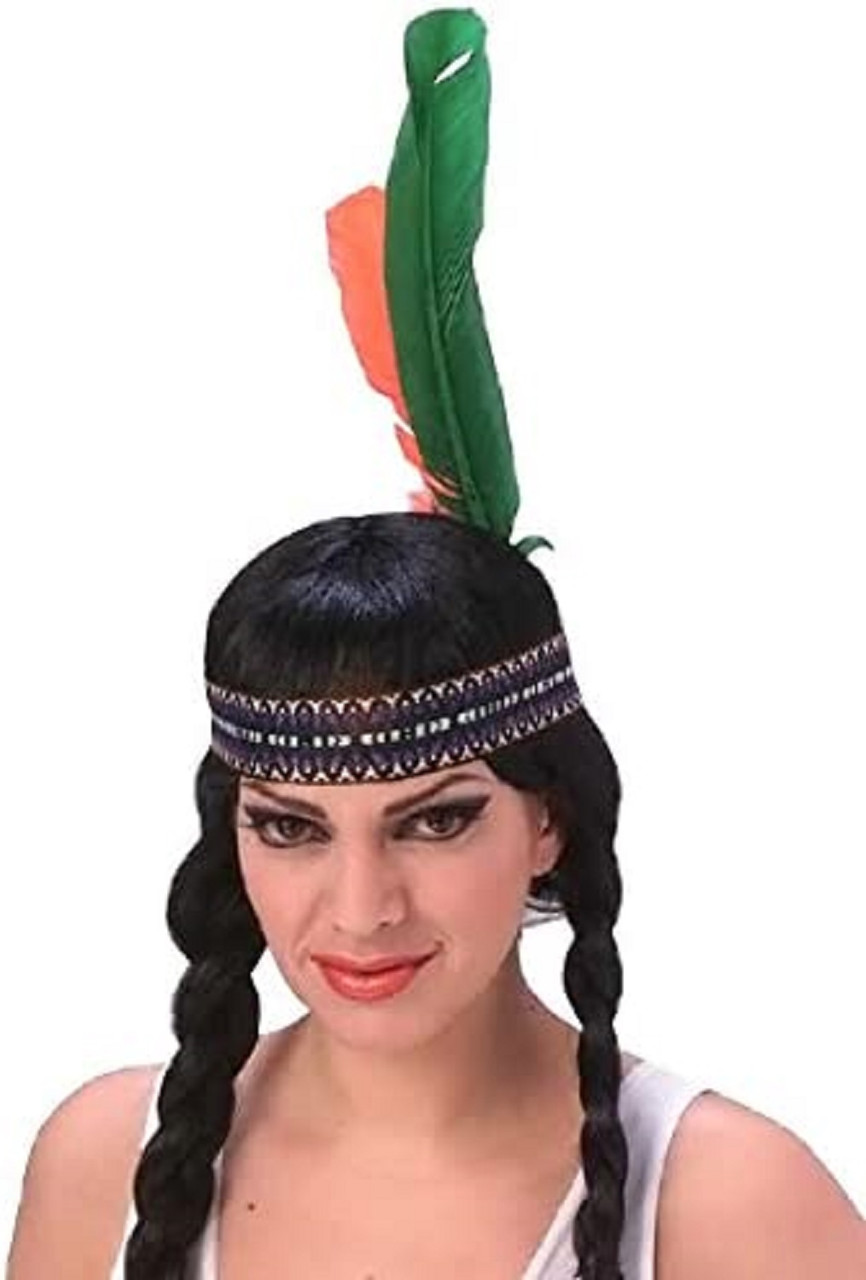 Feather Headband Native American Adult Costume Accessory - Parties Plus
