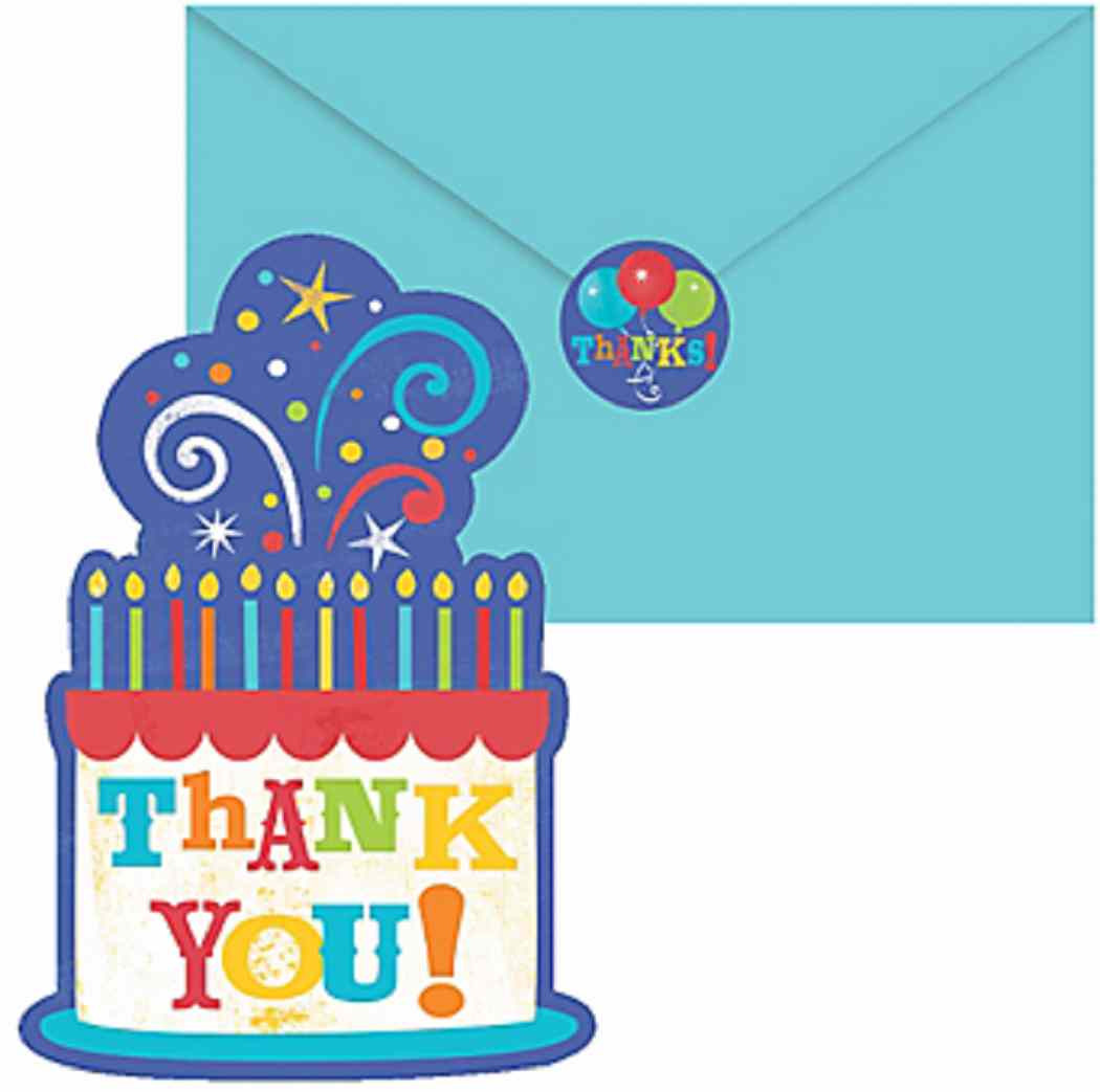 Birthday Fever Party Thank You Notes - Parties Plus
