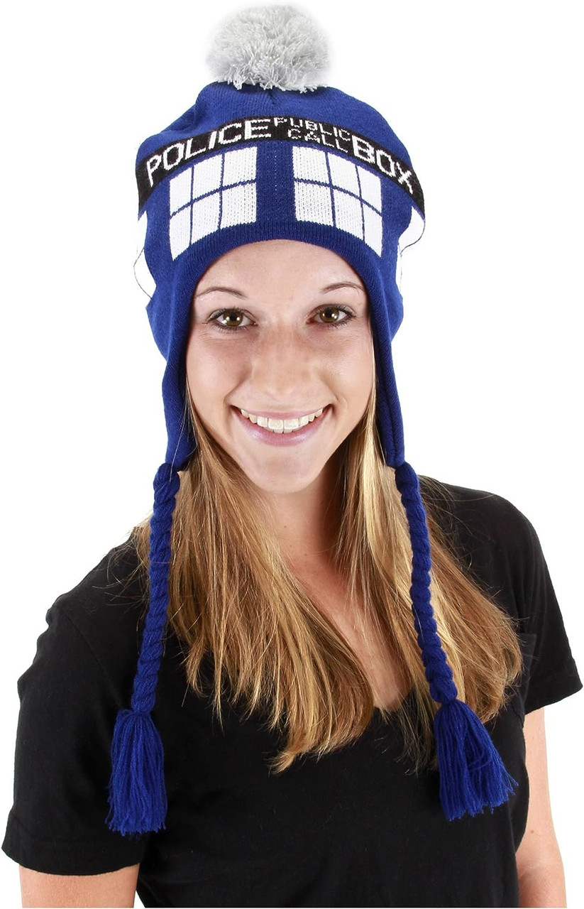 TARDIS Laplander Hat Doctor Who Adult Costume Accessory - Parties Plus