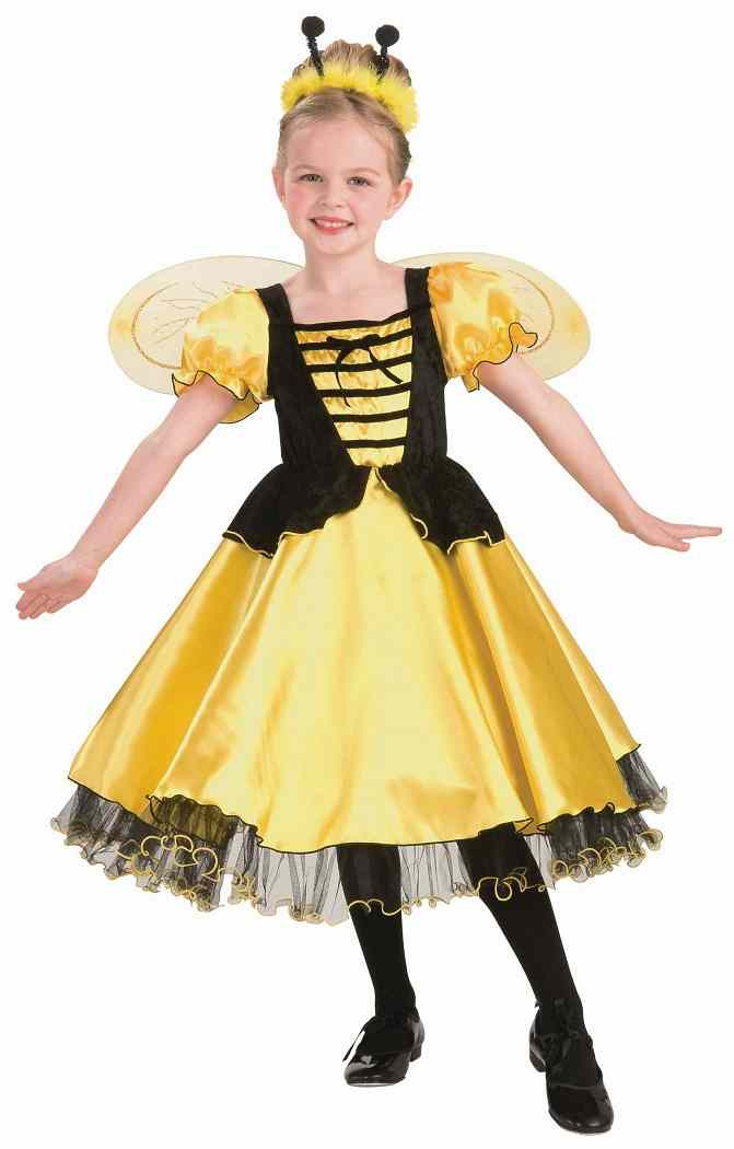 Royal Honey Bee Bumble Animal Insect Fancy Dress Halloween Deluxe Child ...