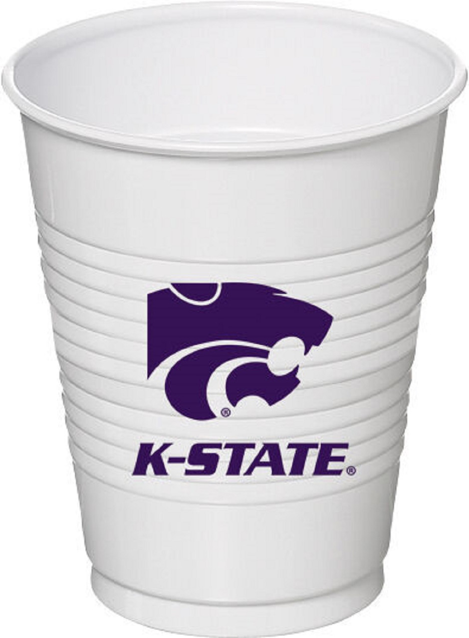 Kansas State Wildcats NCAA University College Sports Party 16 oz ...