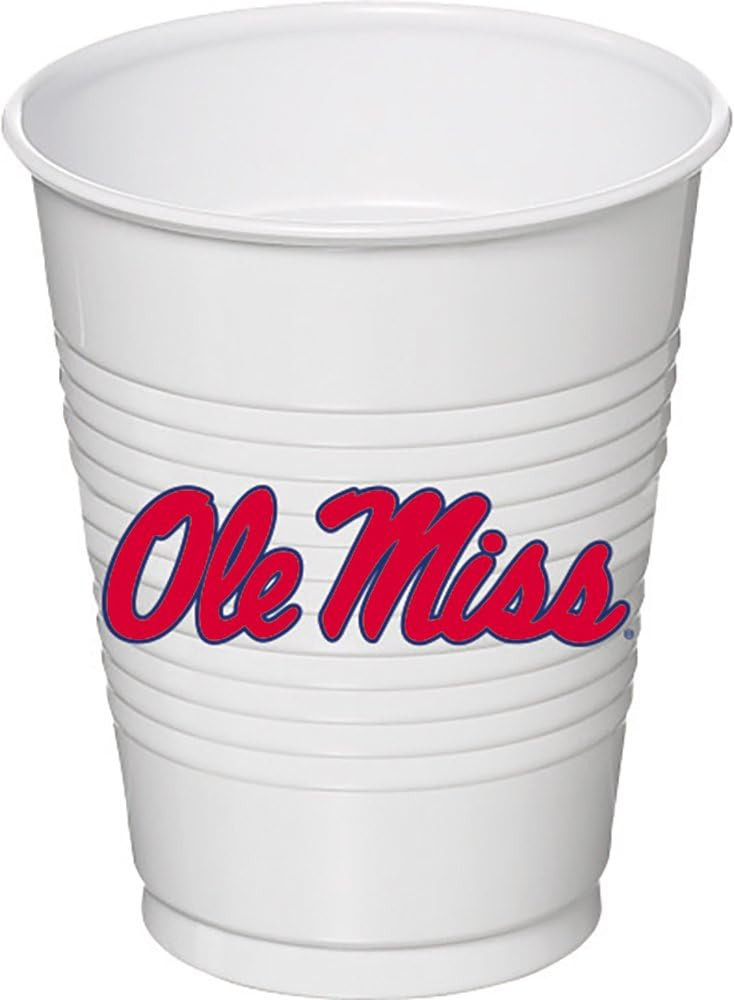 Mississippi Ole Miss Rebels NCAA College Sports Party 16 oz. Plastic ...