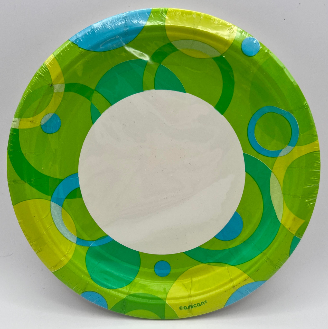 Cabana Blue Green Tropical Luau Summer Beach Pool Party 7" Paper ...
