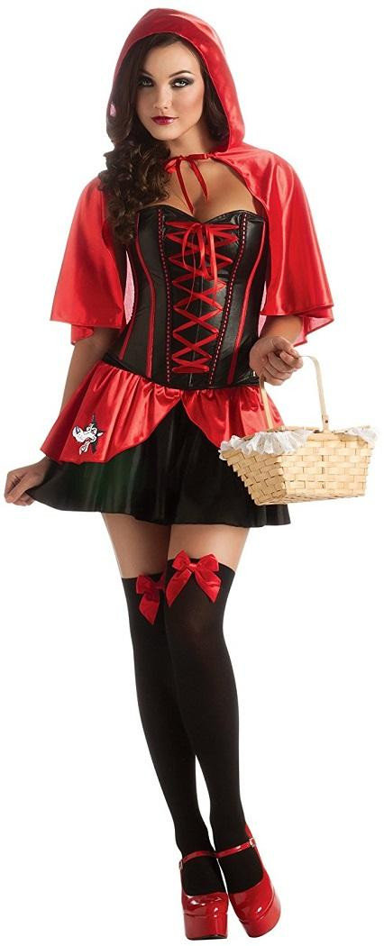 Red Riding Hood Fairy Tale Secret Wishes Fancy Dress Halloween Adult ...