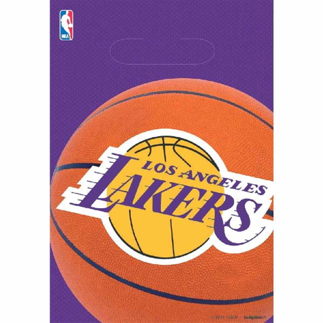 Los Angeles Lakers NBA Pro Basketball Sports Party Favor Treat Sacks ...