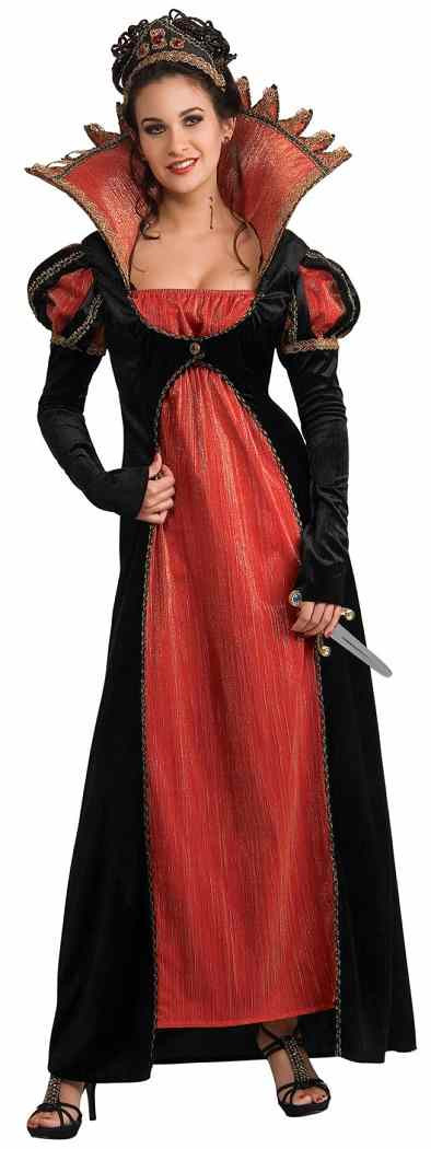 Scarlet Vamptessa Vampire Countess Gothic Fancy Dress Halloween Adult ...
