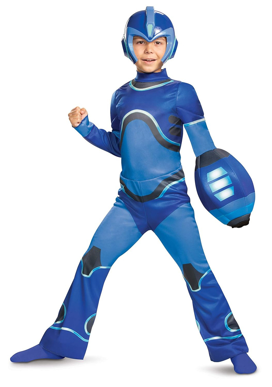 Mega Man 3D Classic Fully Charged Cartoon Fancy Dress Up Halloween ...