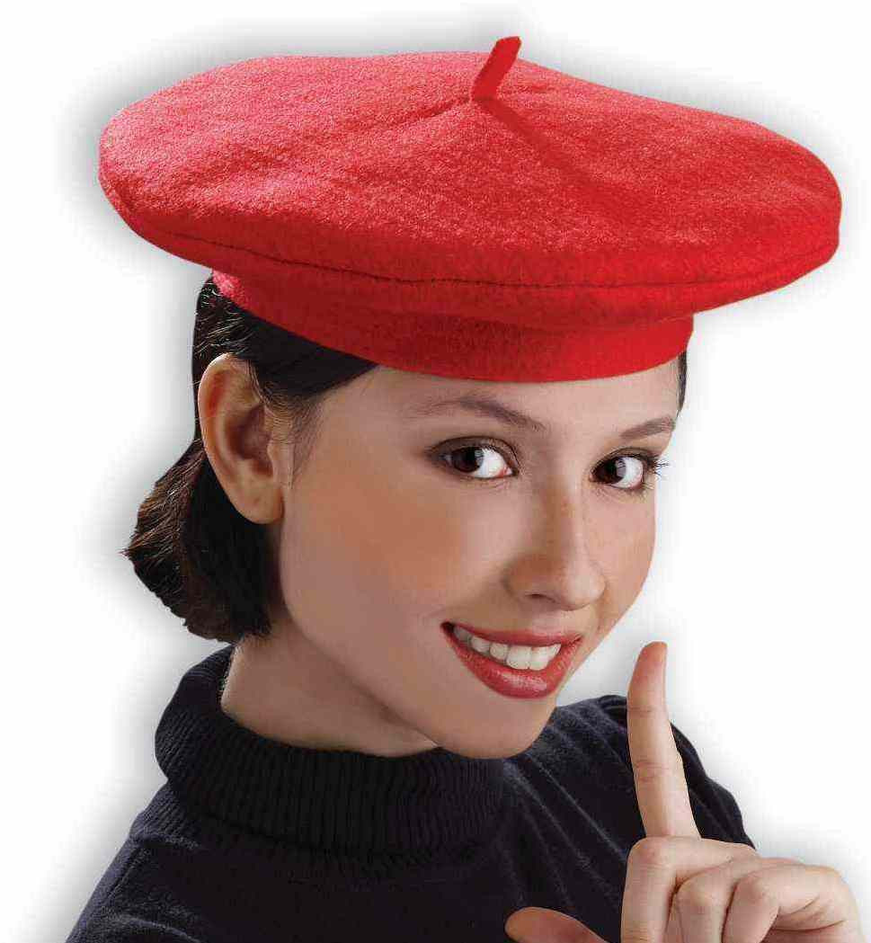 French Beret Hat Artist Fancy Dress Halloween Adult Costume Accessory 2 ...