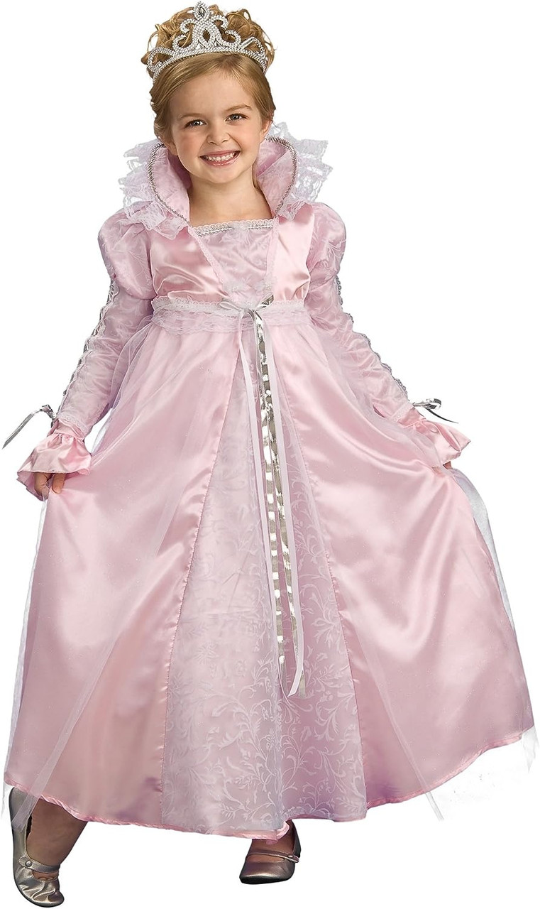 Pink Princess Renaissance Queen Ball Gown Fancy Dress Up Halloween ...