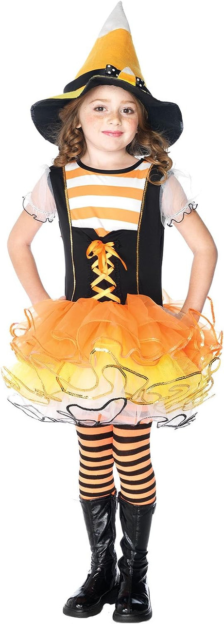 Candyland Witch Candy Korn Cute Fancy Dress Up Halloween Child Costume ...