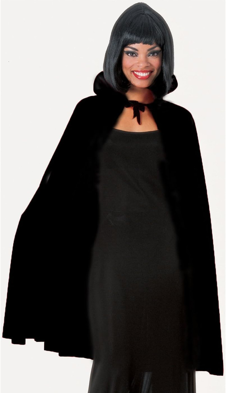 Vampire Cape 45" Fabric Dress Up Halloween Adult Costume Accessory 2 ...
