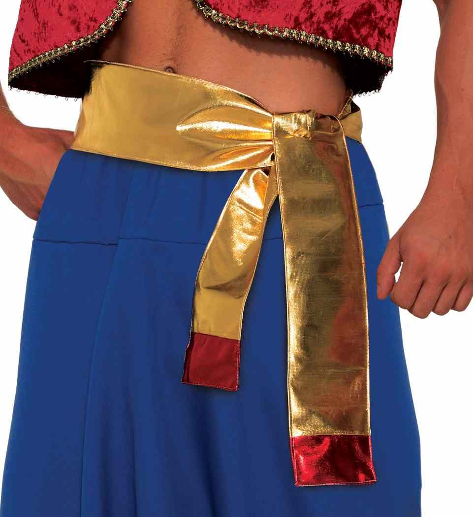 Desert Prince Belt Sash Arabian Fancy Dress Halloween Costume Accessory ...