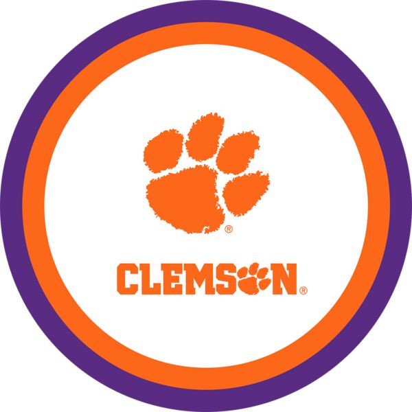 Clemson Tigers NCAA University College Sports Party 9" Paper Dinner ...