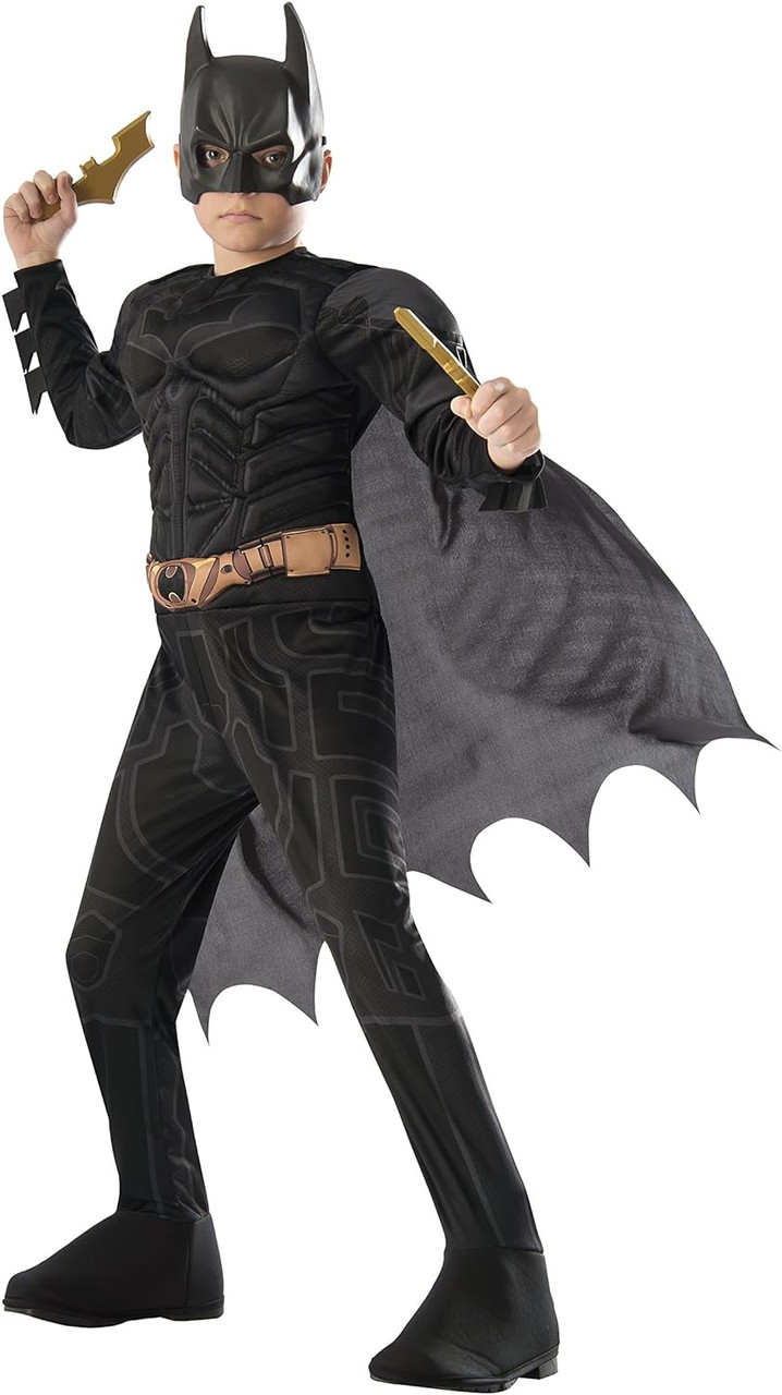 Batman Muscle Chest Dark Knight Trilogy Fancy Dress Up Halloween Child ...