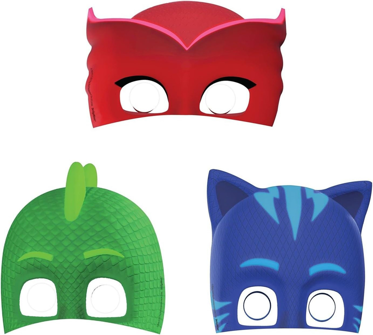 PJ Masks Disney Junior Kids Birthday Party Favor Paper Masks - Parties Plus