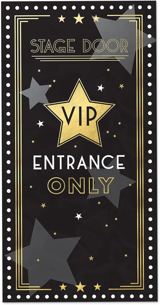 Awards Night Hollywood Movie Prom Theme Party Hanging Door Decoration ...