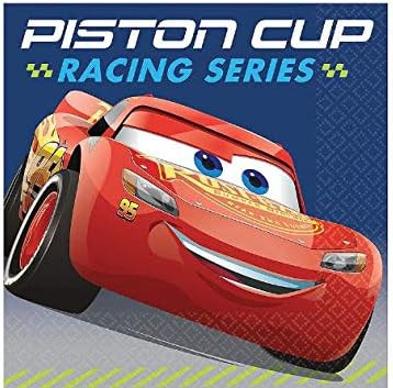 Cars 3 Disney Pixar Movie Kids Birthday Party Paper Beverage Napkins ...